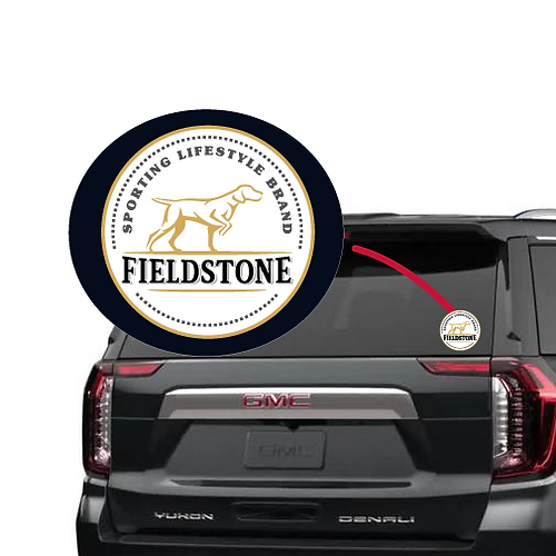 Fieldstone Logo Sticker – Glamorouspeachboutique